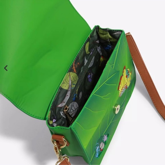 Loungefly | Bags | Loungefly Disney Pixar A Bugs Life Leaf Crossbody ...